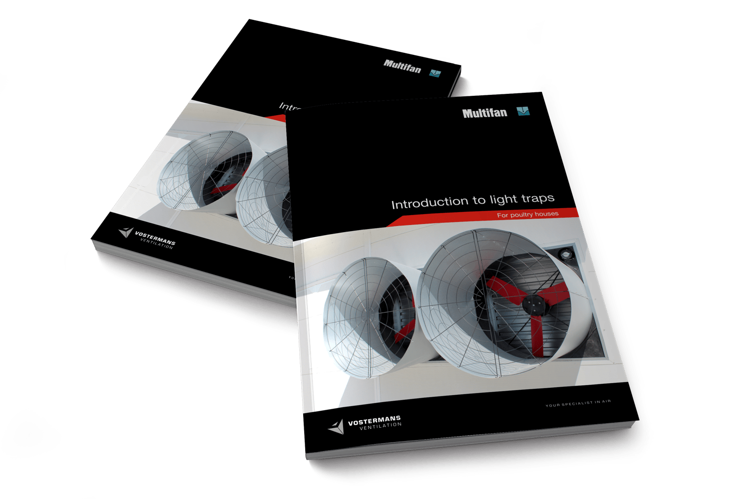 Installing light traps for fans