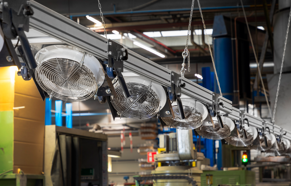 Fans in Manufacturing Environments – Vostermans Ventilation